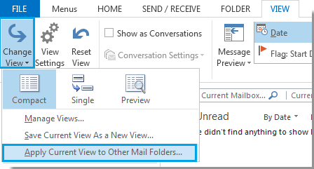 How to change date and time format of mail Received field in Outlook?