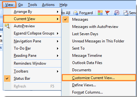 How to collapse or expand all groups in Outlook?