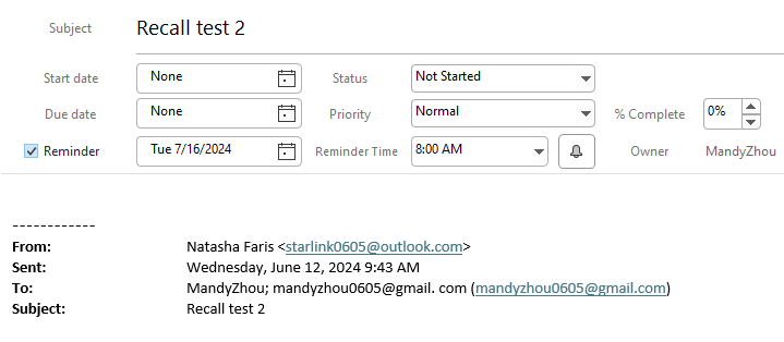 How to convert or turn a message into a task in Outlook?