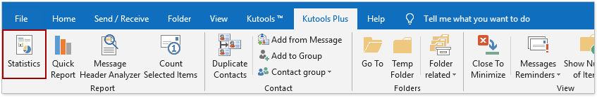 How to count total number of incoming emails per day in Outlook?