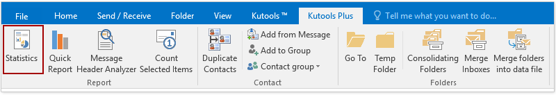 How to count total number of selected emails in Outlook?