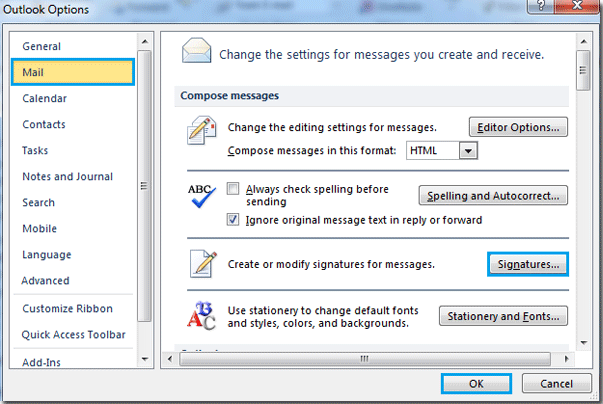 How to create and use signature in Outlook?