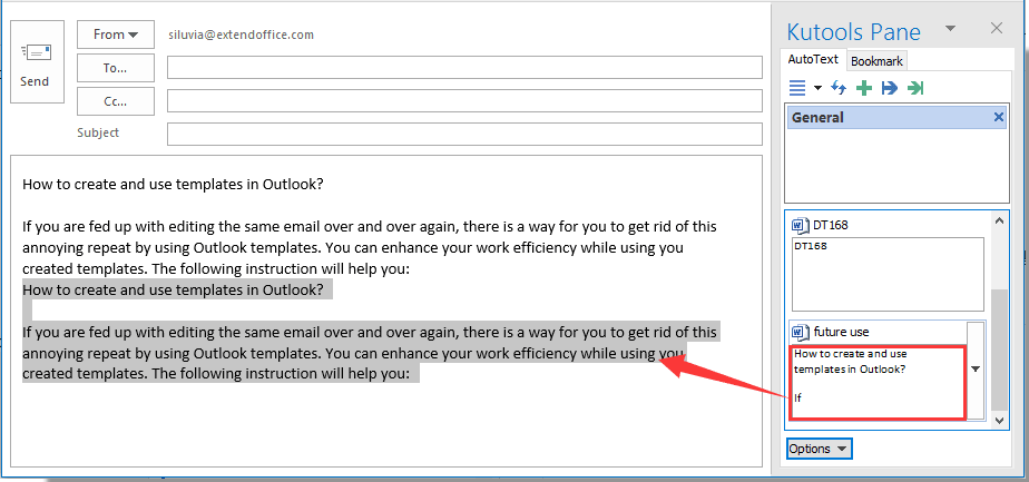 How To Create And Use Templates In Outlook 