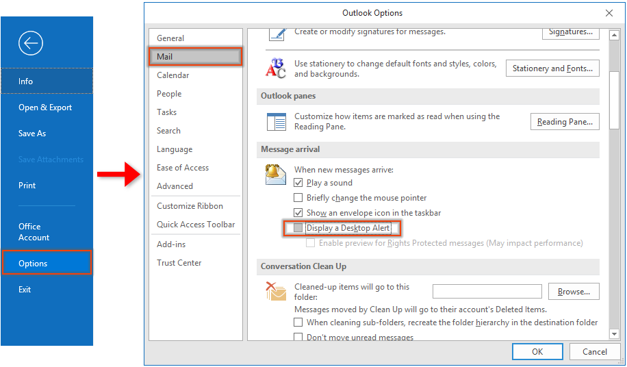 Come Disabilitare Le Nuove Notifiche E mail Per Un Account Specifico In 
