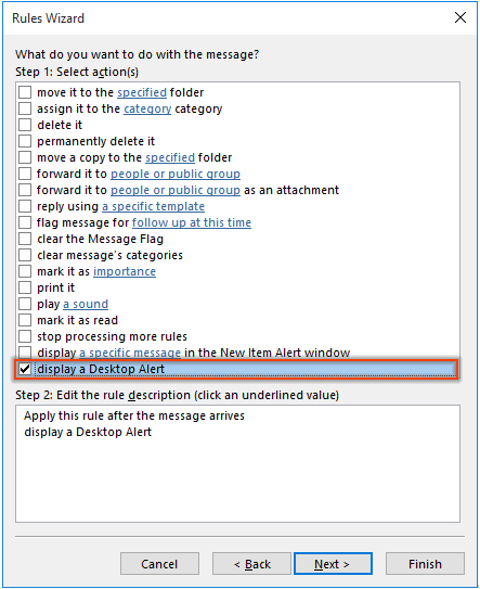 How to disable new email notifications for a specific account in Outlook?
