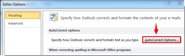 How to disable or turn off auto smart quotes in Outlook?