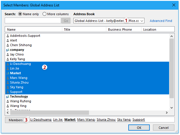 How to edit contact group/distribution list in Outlook?