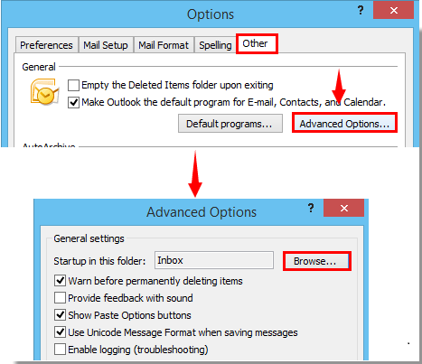How to enable or disable Outlook Today in Outlook?
