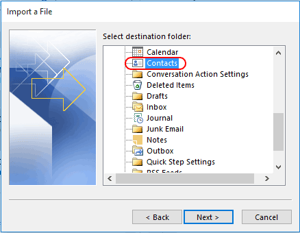 How to import contacts from Google to Outlook?