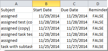 How to extract or export tasks list to Excel in Outlook?