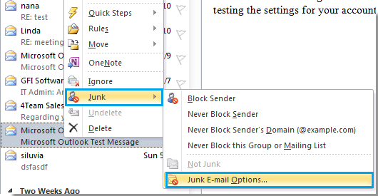 How to get phishing warning in receiving email messages in Outlook?