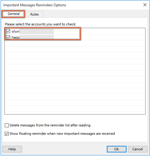 How to get an important email alert in Outlook?