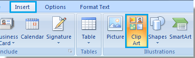 How to insert picture from scanner in Outlook email message?