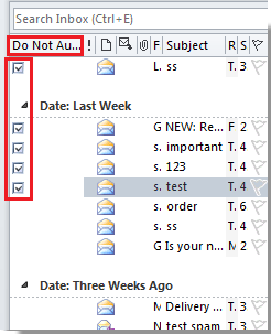 How to mark specific emails as do not archive in Outlook?