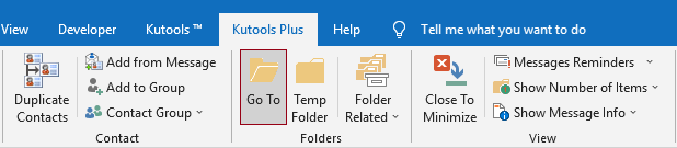 How to find a missing folder which was moved by accident in Outlook?