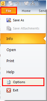 How to move sent messages to a specified folder in Outlook?