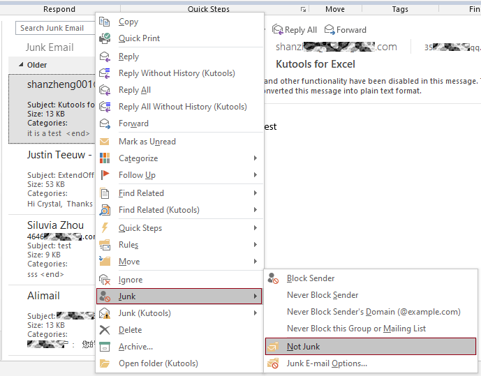 Prevent Emails From Going To Junk Folder In Outlook San Diego