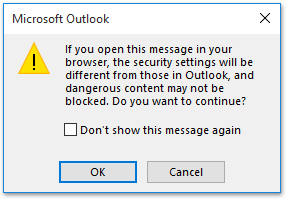 How to print a selection of an email in Outlook?