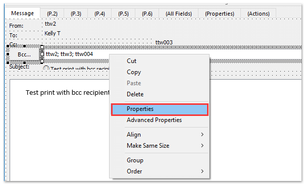 How To Print Bcc Recipients In A Sent Email In Outlook
