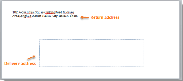 How to print envelops from Outlook selected contacts?