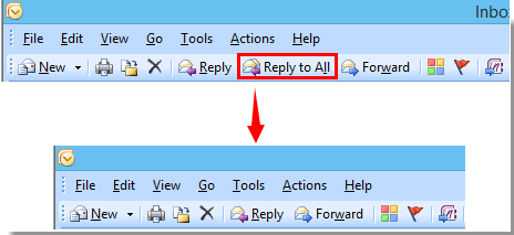 How to set reply to all warning (eliminate reply all button) in Outlook?