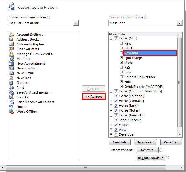 How to set reply to all warning (eliminate reply all button) in Outlook?