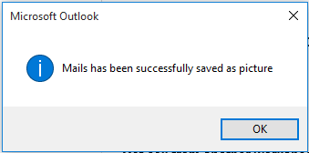 How to save email message as picture format (jpg/tiff) in outlook?