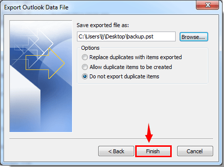 How to save Outlook folder to disk, hard drive or desktop?