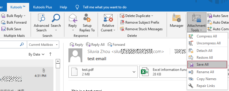 How To Save Only Specific Excel Attachment In Outlook