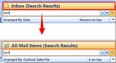 How to search all folders by default instead of current folder in Outlook?