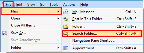 How to search emails include subfolders in Outlook?