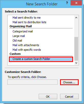 How to search emails include subfolders in Outlook?