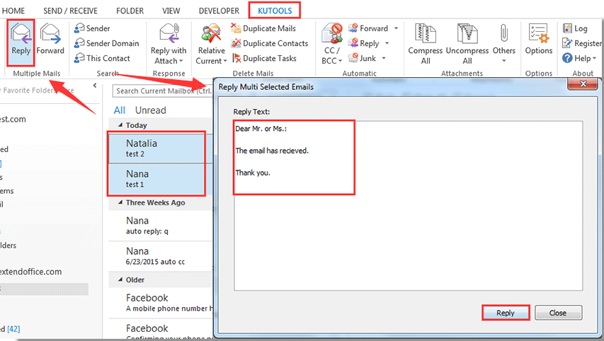 How to send personalized mass emails in Outlook?