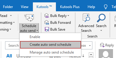 How to send a schedule recurring email in Outlook?