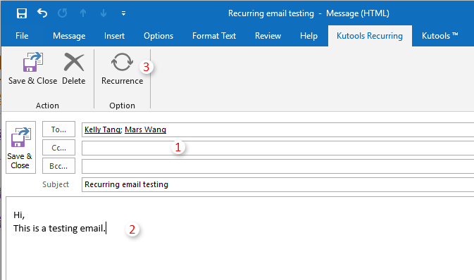 How To Send A Schedule Recurring Email In Outlook 