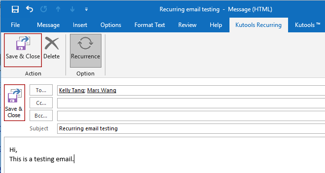 How To Send A Schedule Recurring Email In Outlook 
