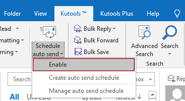 How to send a schedule recurring email in Outlook?