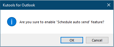 How to send a schedule recurring email in Outlook?