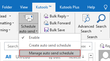 How to send a schedule recurring email in Outlook?