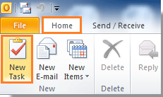 How to track the assigned tasks in Outlook?