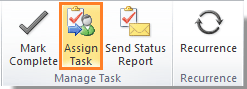 How to track the assigned tasks in Outlook?