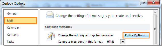 How to turn off or show/ hide formatting marks or characters in Outlook?