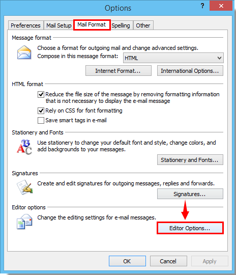 How to turn on or off overtype mode in Outlook?