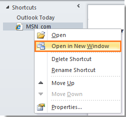 How to view web pages inside Outlook?