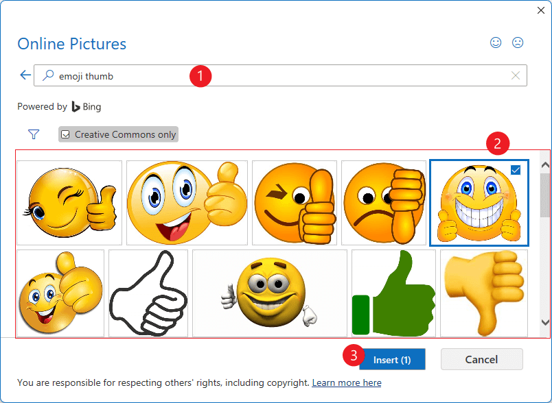 Insérer des Emojis/Smiley Face dans Outlook (ordinateur de bureau, Web ...