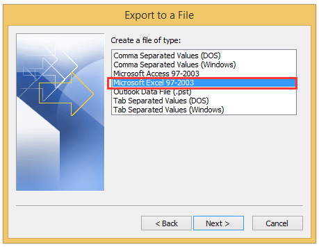 How to export one or multiple emails to excel file in Outlook