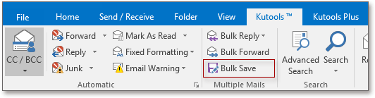 How to export email to msg file in Outlook?