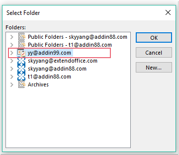 How to export folder structure from Outlook to Excel?