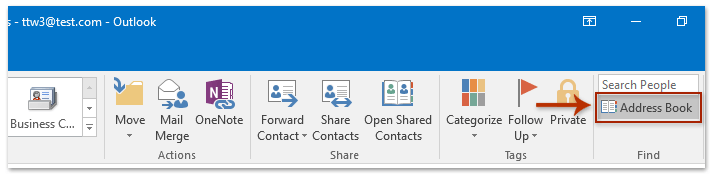 How to export GAL (Global Address List) to CSV file in Outlook?