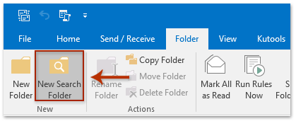 How to export search results in Outlook to PST/Excel file?